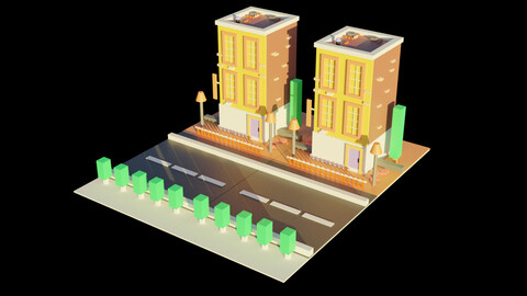 ArtStation - Low Poly Building | Game Assets