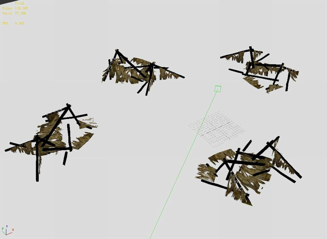 ArtStation - Damage - Tent 03 | Game Assets