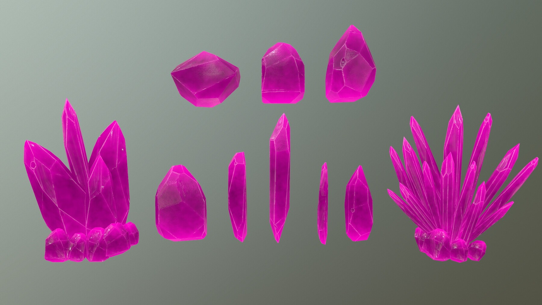 ArtStation - Crystal Set | Game Assets