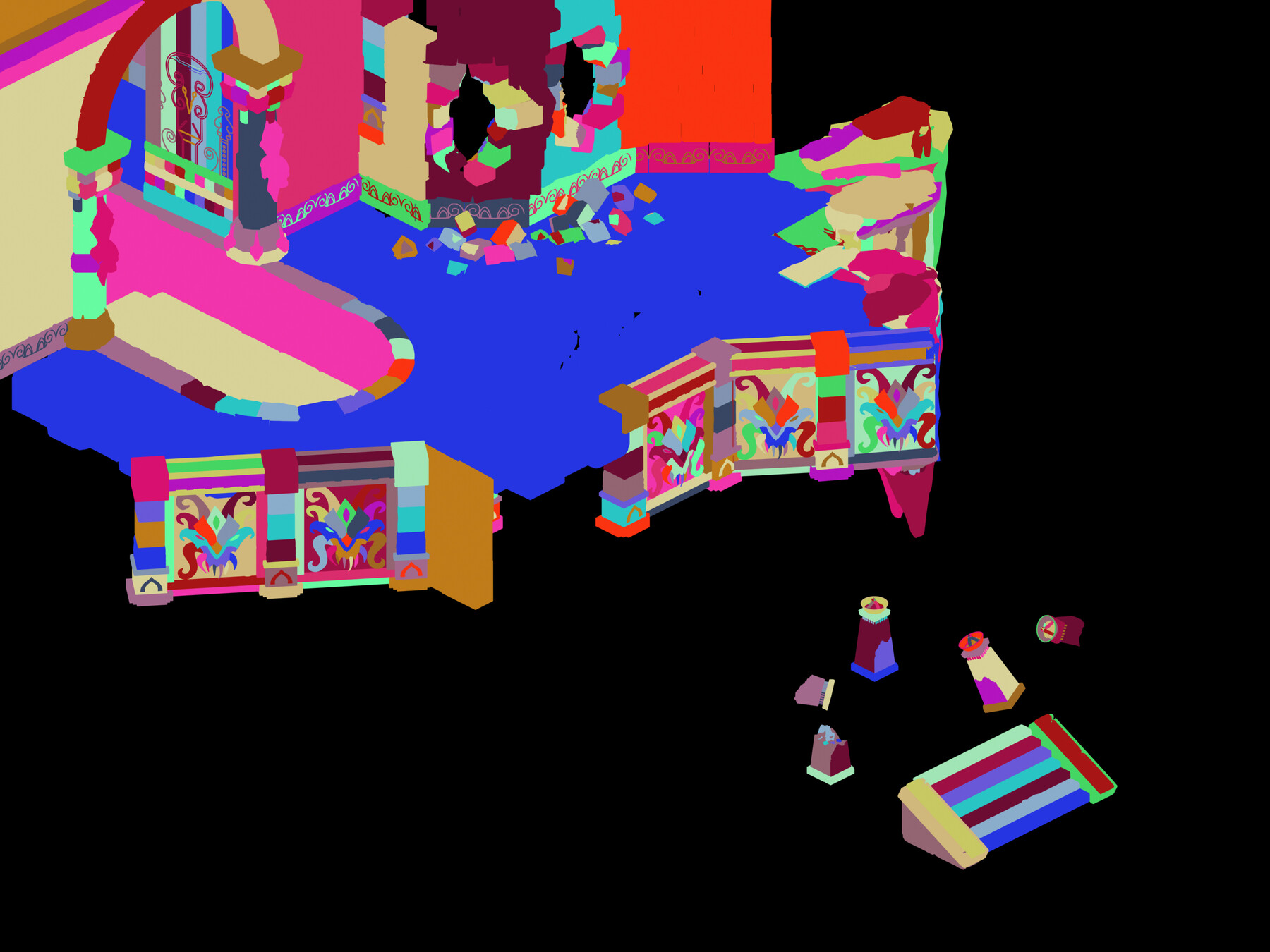 ArtStation - Magma Rift - Upper Entrance Gate 01 | Game Assets