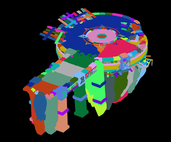 ArtStation - Magma Rift - Round Platform 01 | Game Assets