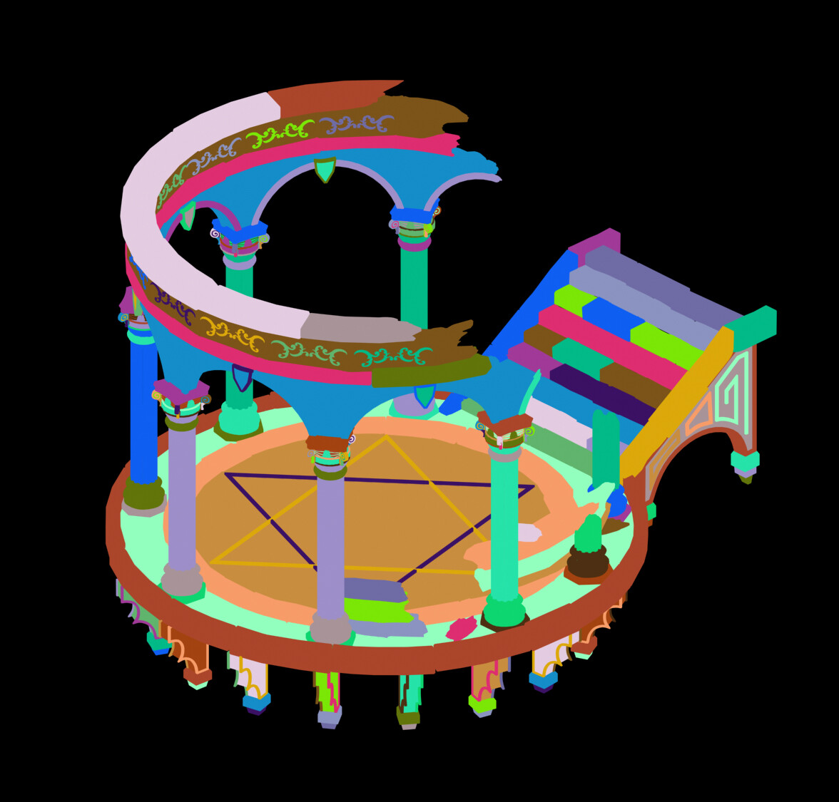 ArtStation - Moon City - Table 23 | Game Assets