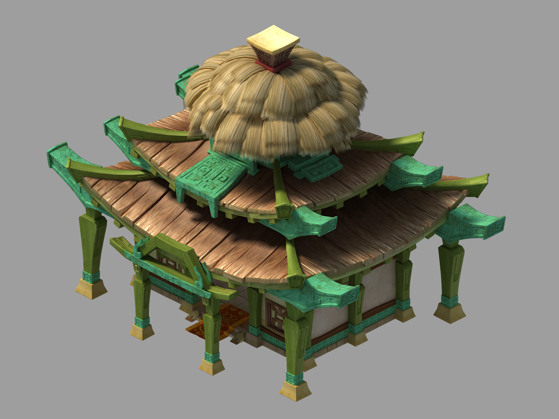 ArtStation - Town House - Main Hall | Game Assets