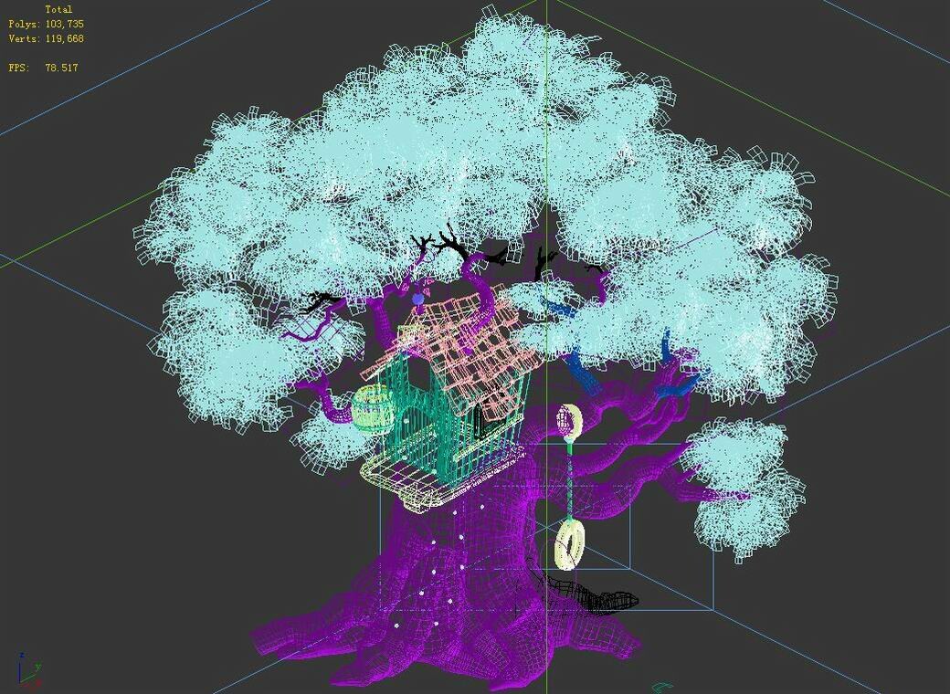 ArtStation - Plant - Tree House - Building 04 | Game Assets