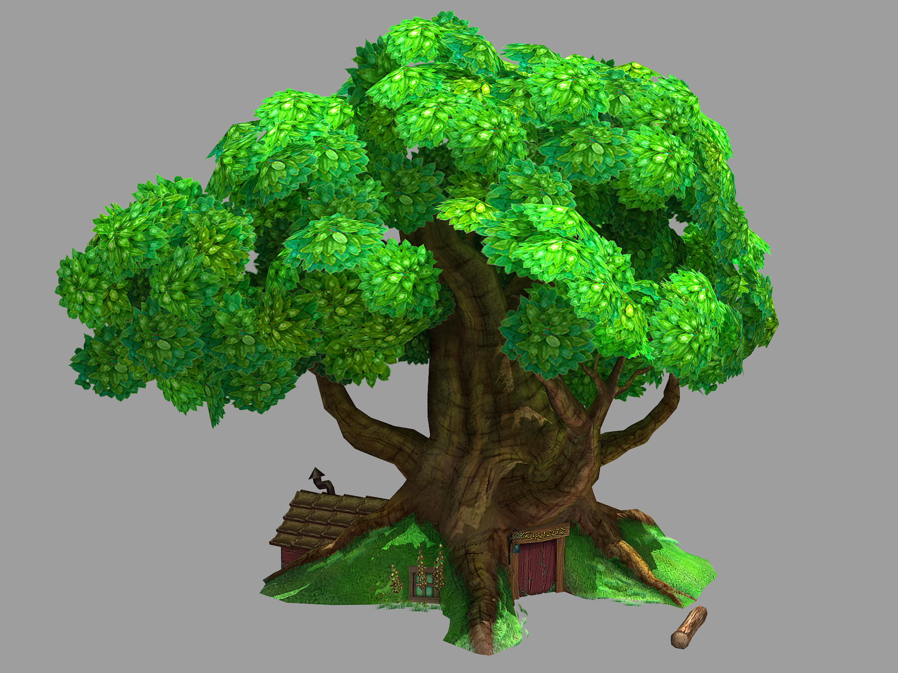 ArtStation - Plant - Tree House - Building 05 | Game Assets