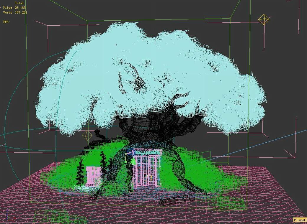 ArtStation - Plant - Tree House - Building 07 | Game Assets