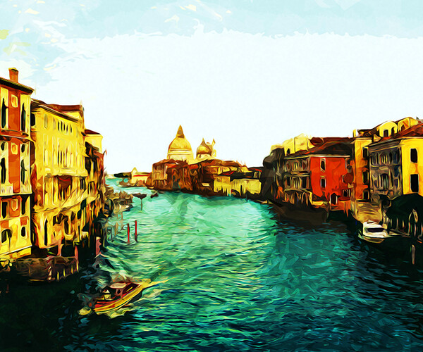 ArtStation - Grand Canal: License + Wallpaper 4K | Artworks