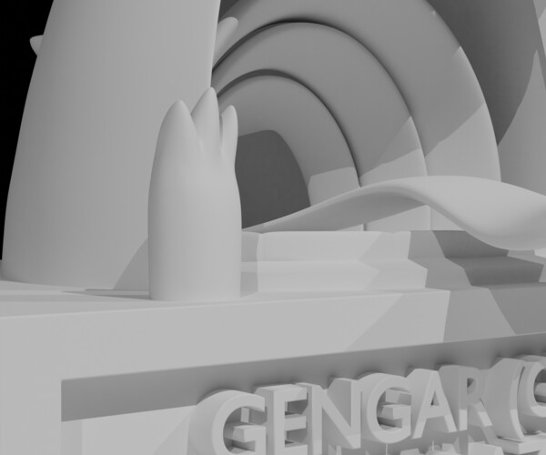 ArtStation - Gengar Gigamax 3D model for animation or 3D print | Resources
