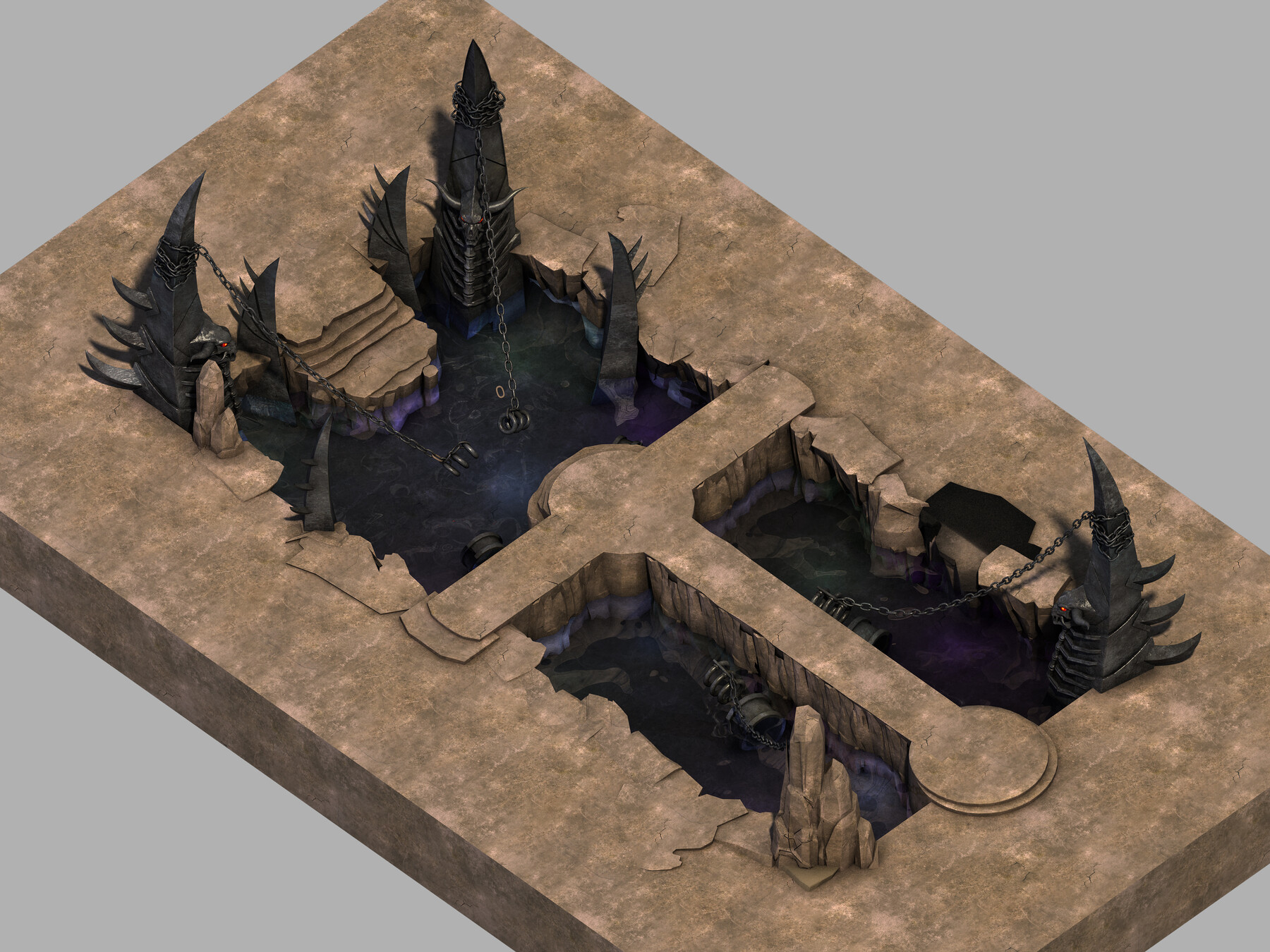 ArtStation - Hell - Devil - Magic Pool 25 | Game Assets