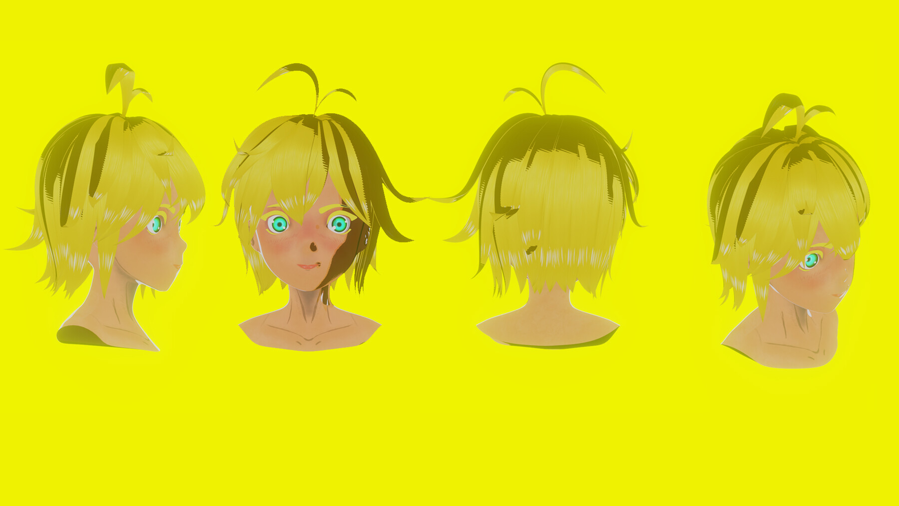 ArtStation - Hair Pack (10 models) | Game Assets