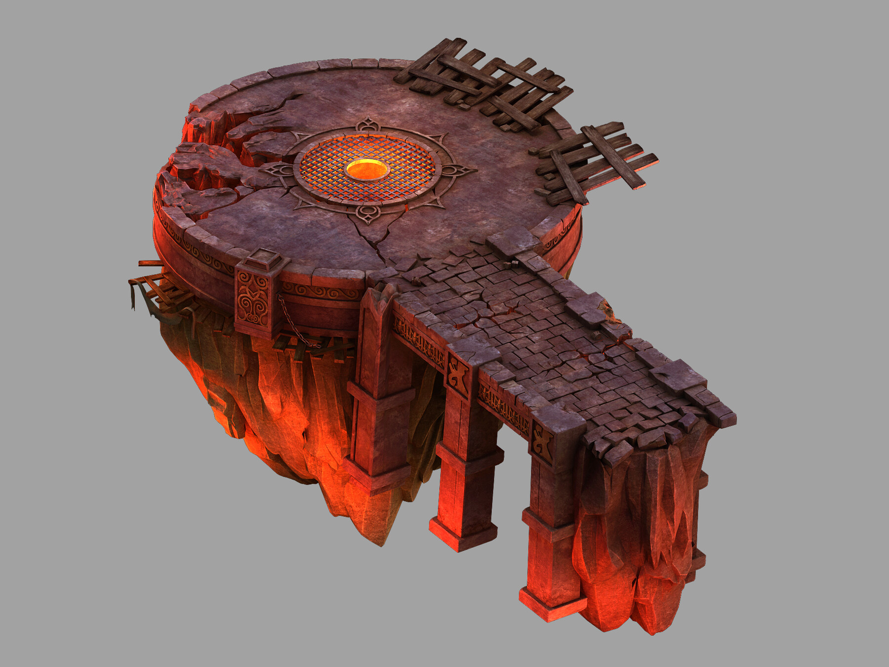 ArtStation - Devil Cloister - Round Table 03 | Game Assets