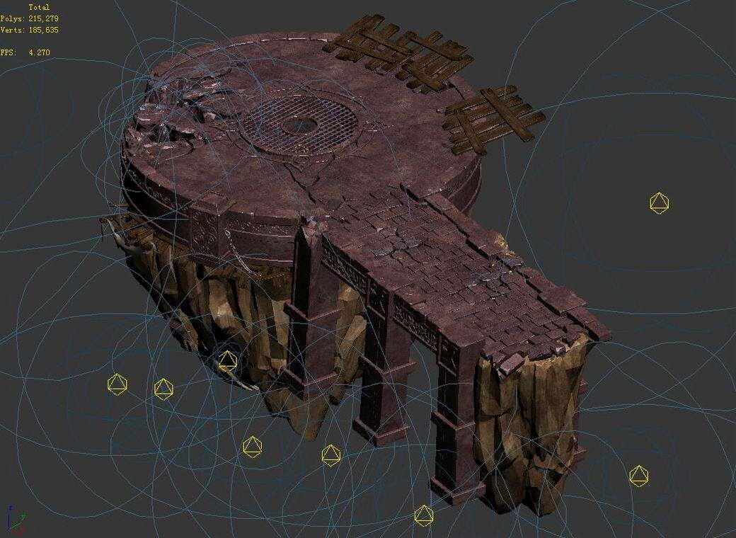 ArtStation - Devil Cloister - Round Table 03 | Game Assets