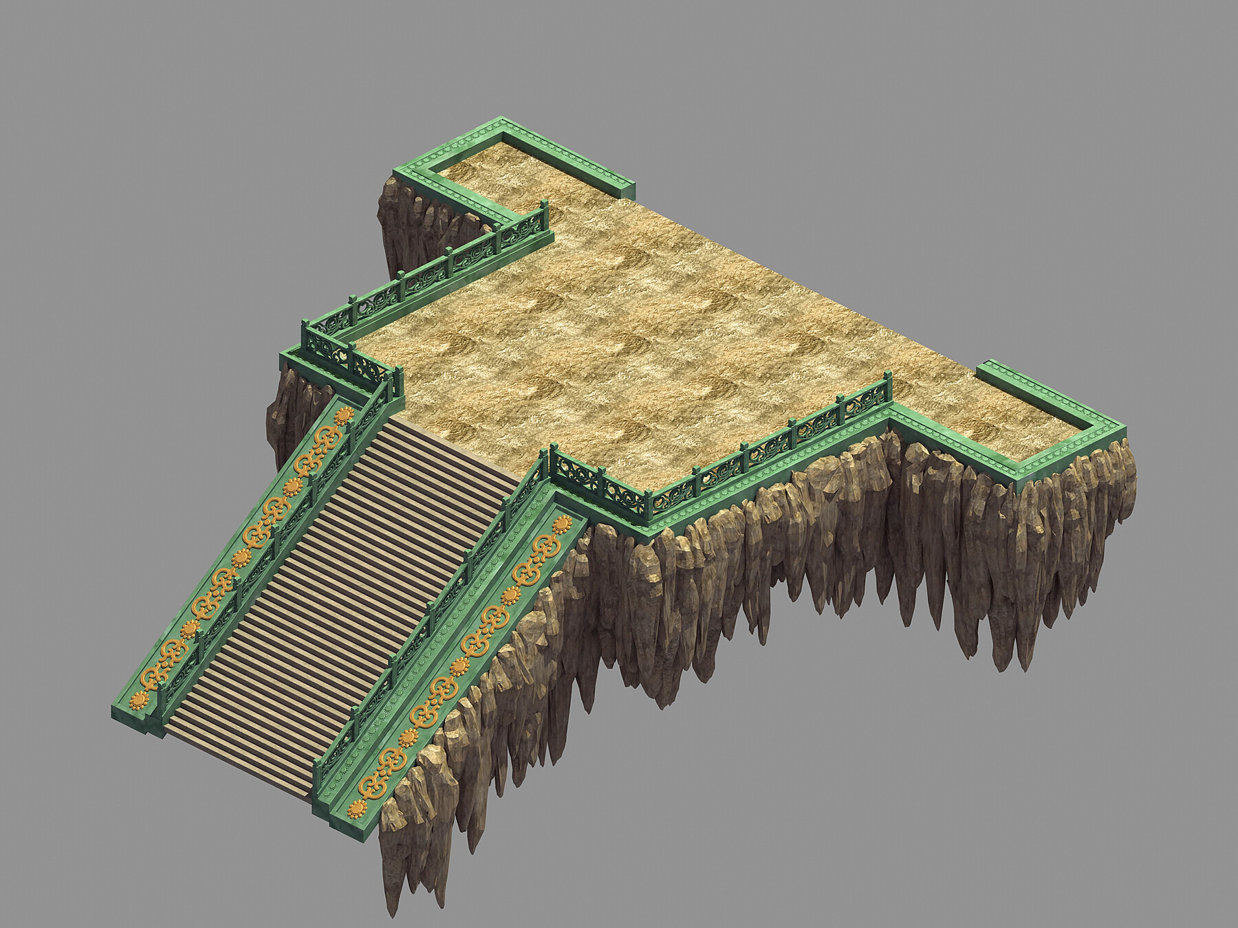 ArtStation - Square Steps - Front Door 32 | Game Assets