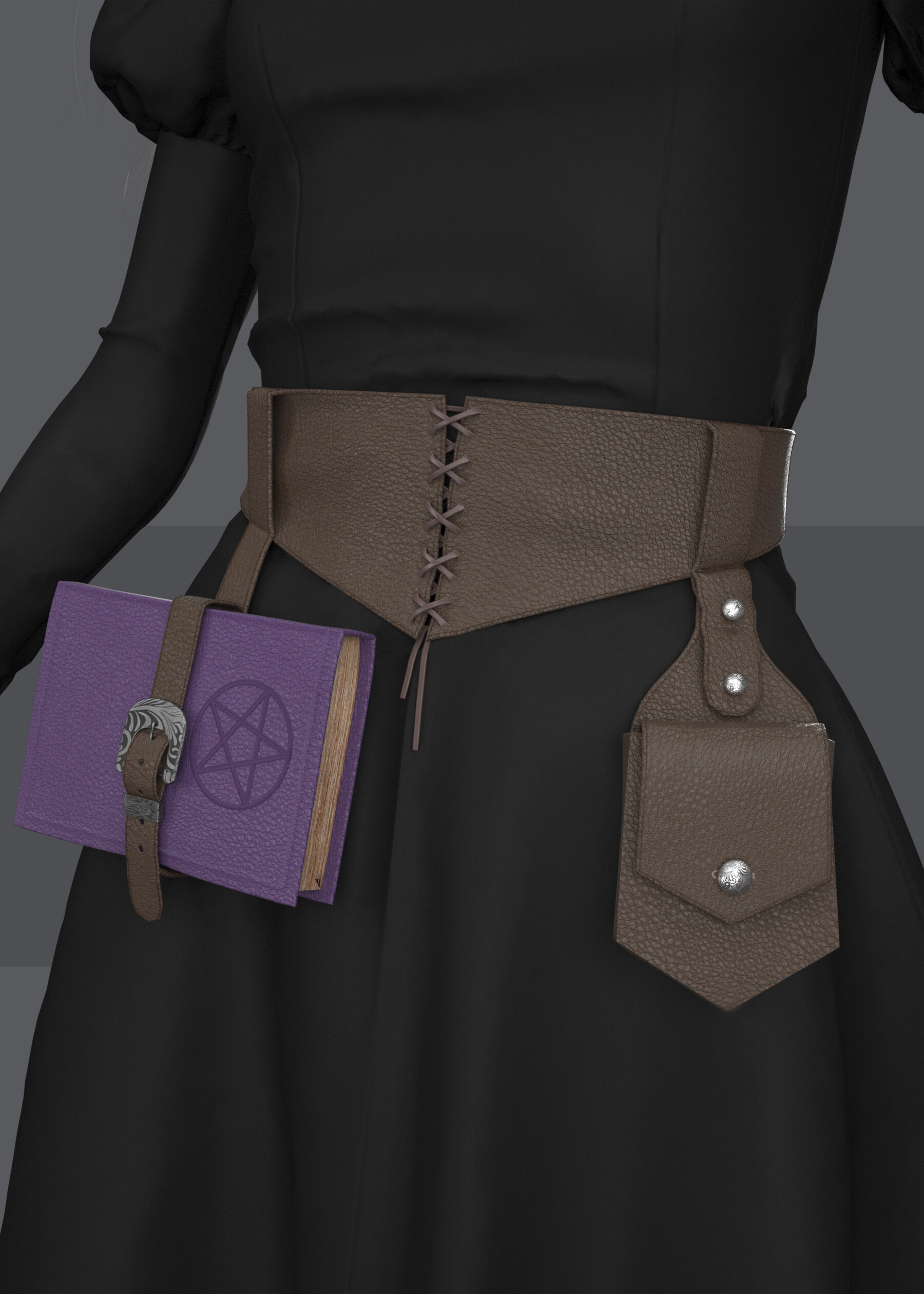 ArtStation - Witch costume stylization. Clo3d, Marvelous Designer ...