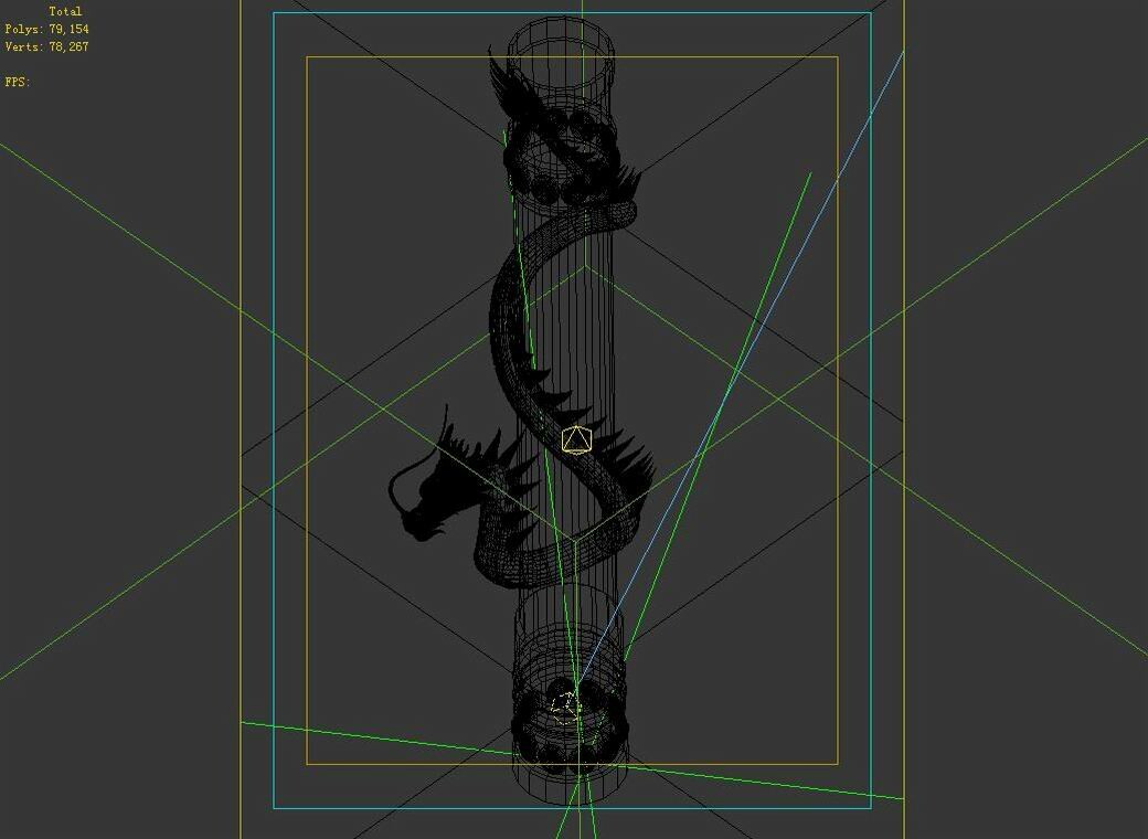 ArtStation - Palace Interior - Dragon Column - Don | Game Assets