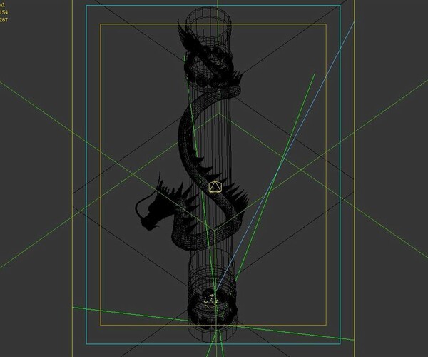 ArtStation - Palace Interior - Dragon Column - Don | Game Assets