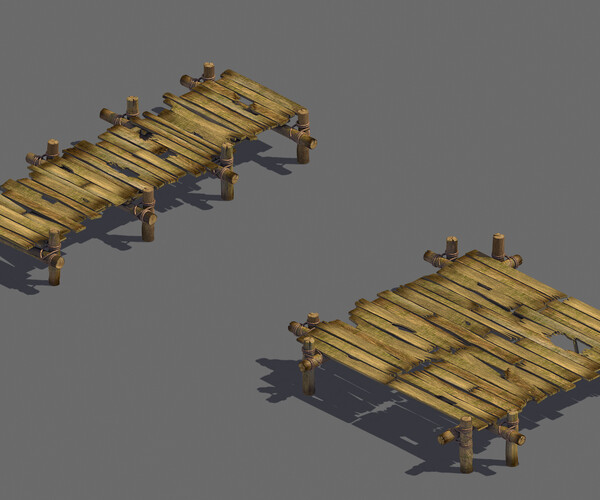 ArtStation - Architecture - Small Boardwalk 03 | Game Assets