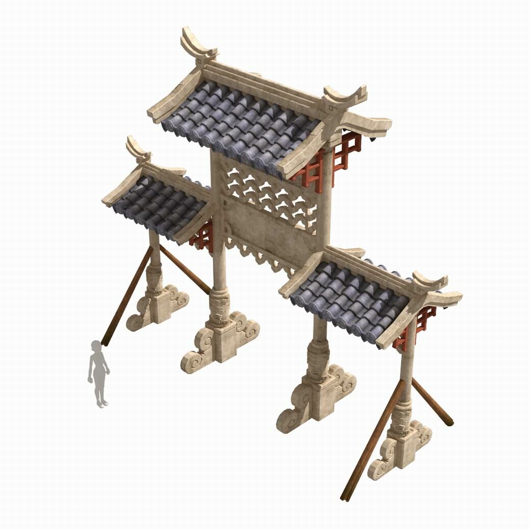 ArtStation - Street - Archway 62 | Game Assets