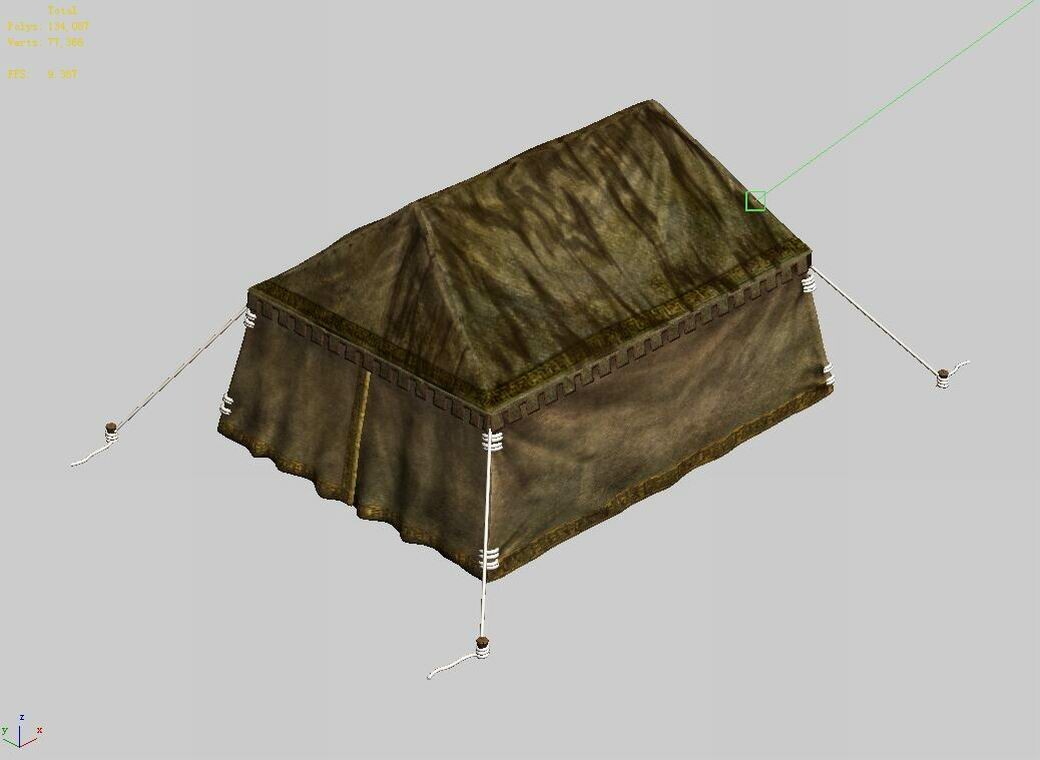 ArtStation - Barracks - Tents 033 | Game Assets