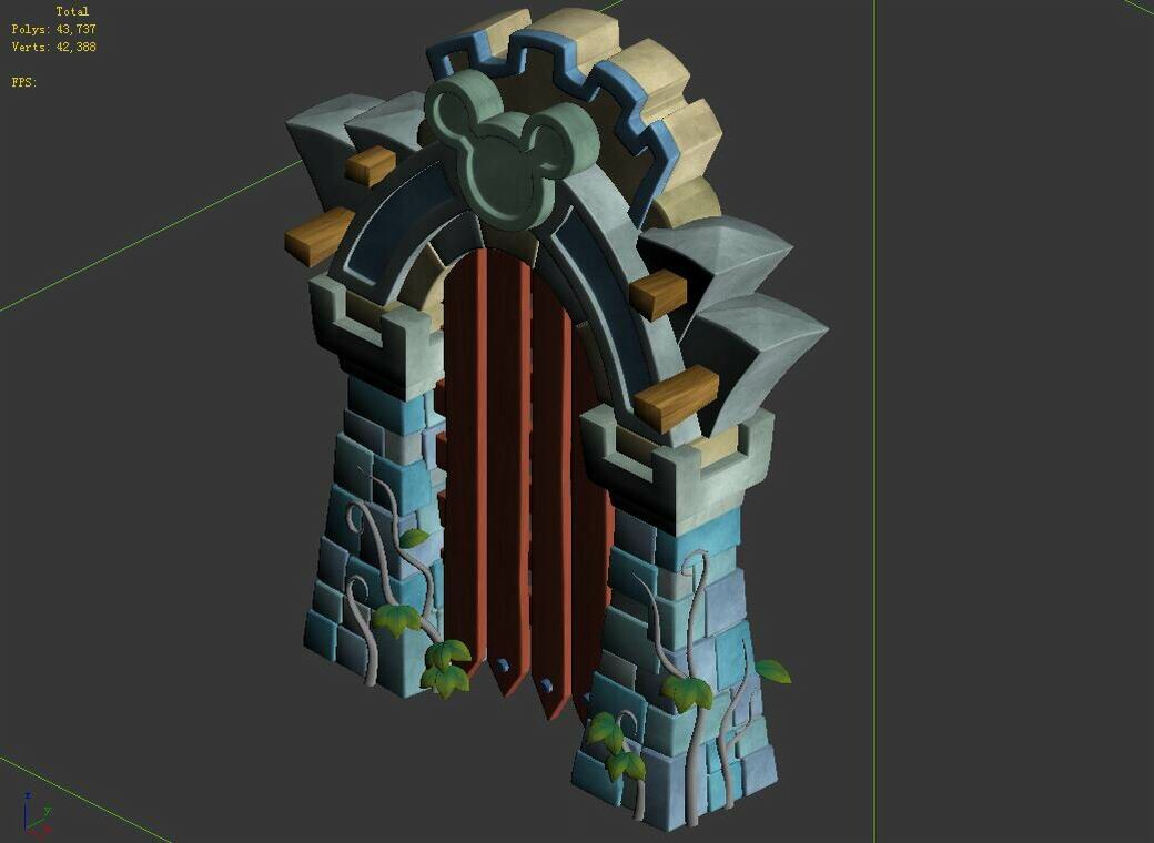 ArtStation - Canon - City Gate 02 | Game Assets