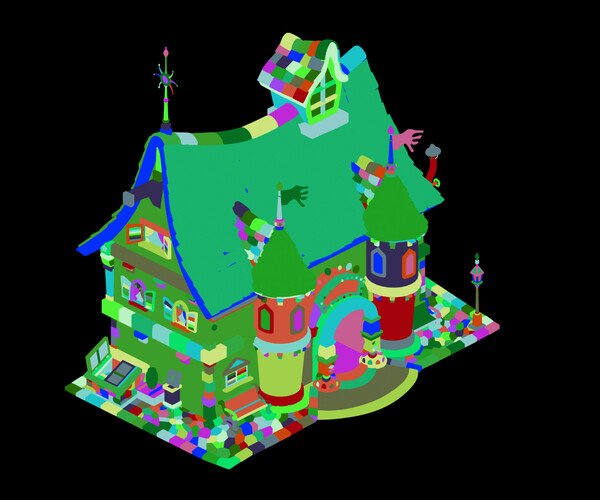 ArtStation - Cartoon - House 04 | Game Assets