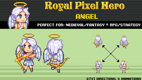 ArtStation - Pixel Art Isometric Hero: Valla (Royal Pixel Art Set ...