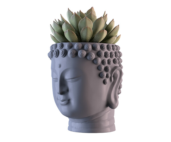 ArtStation - Head Buddha Vase | Resources
