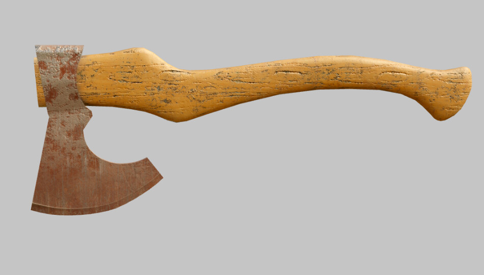 ArtStation - axe rusty | Game Assets