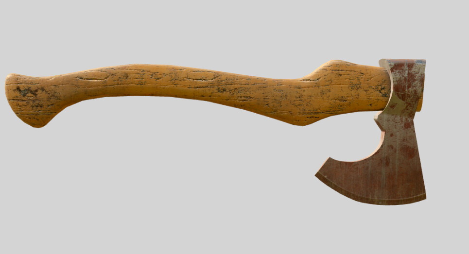 ArtStation - axe rusty | Game Assets