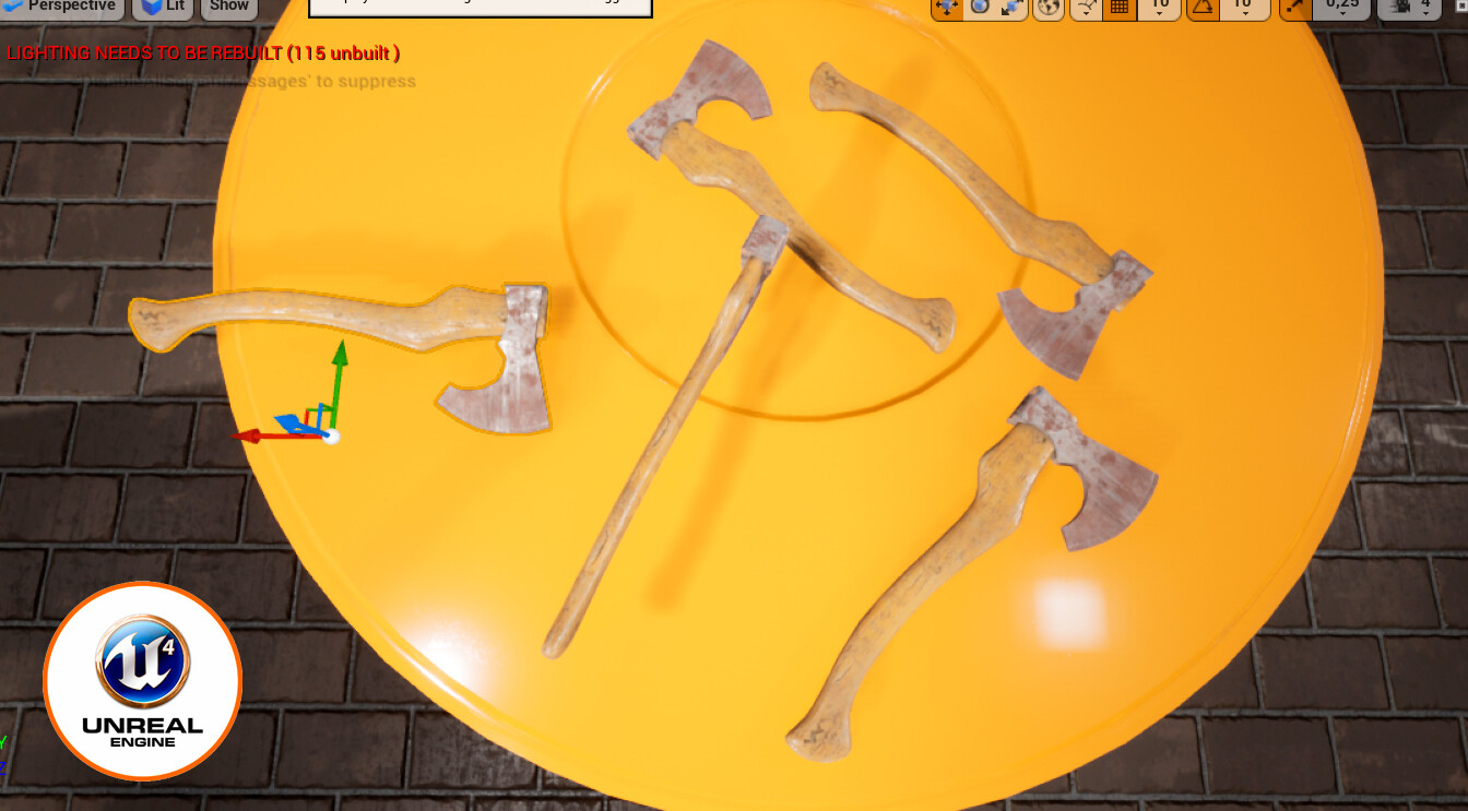 ArtStation - axe rusty | Game Assets