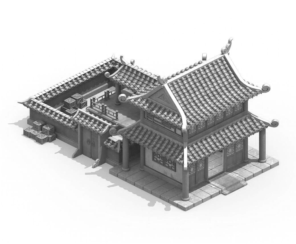 ArtStation - Ming Dynasty Architecture - Warehouse 063 | Game Assets