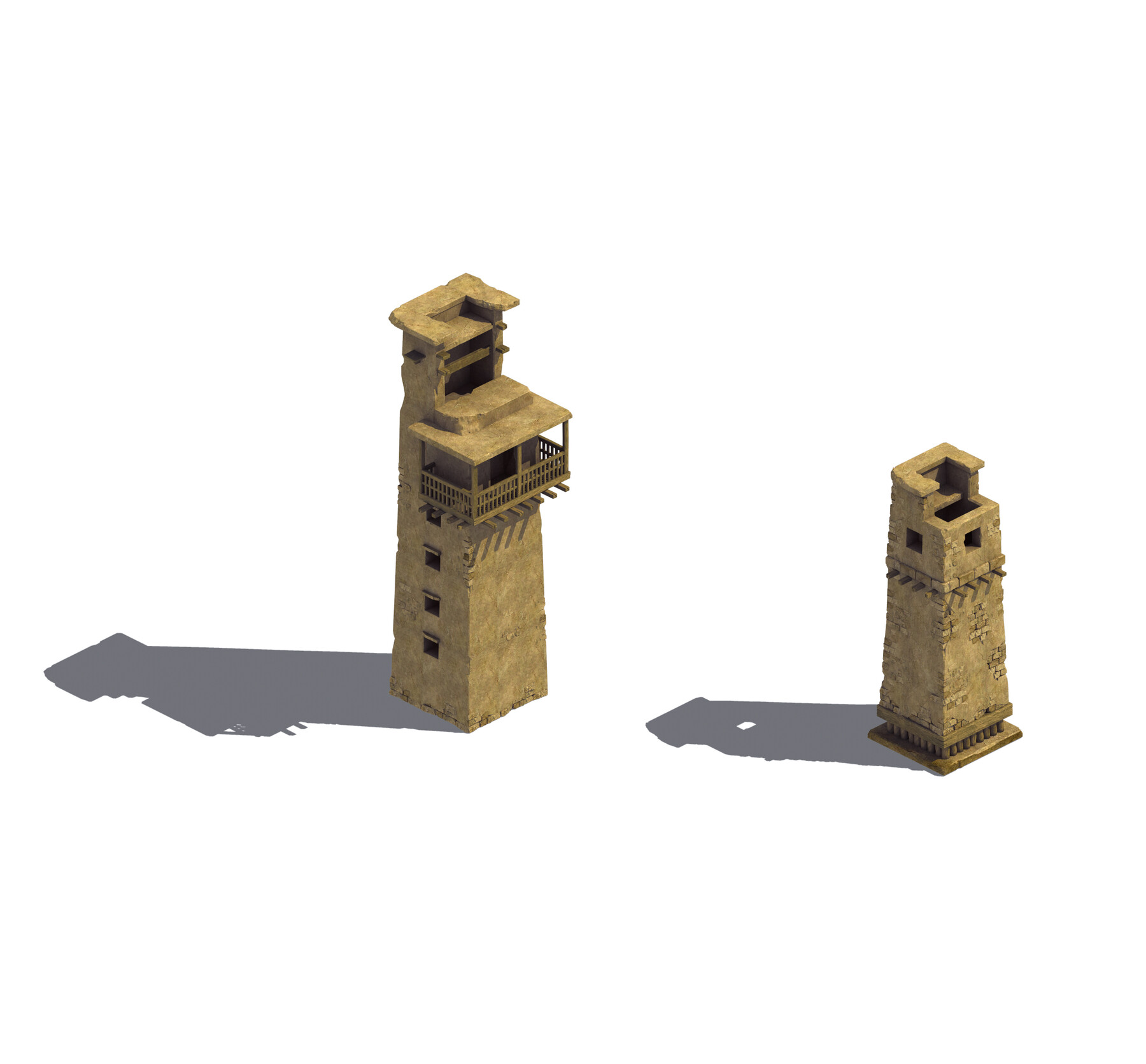 ArtStation - castle - Watchtower 03 | Game Assets