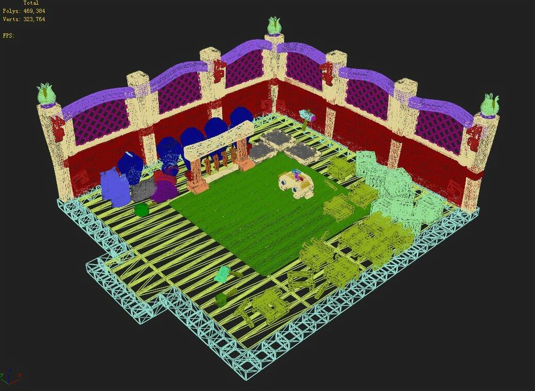 ArtStation - Gang Interior - Warehouse 02 | Game Assets