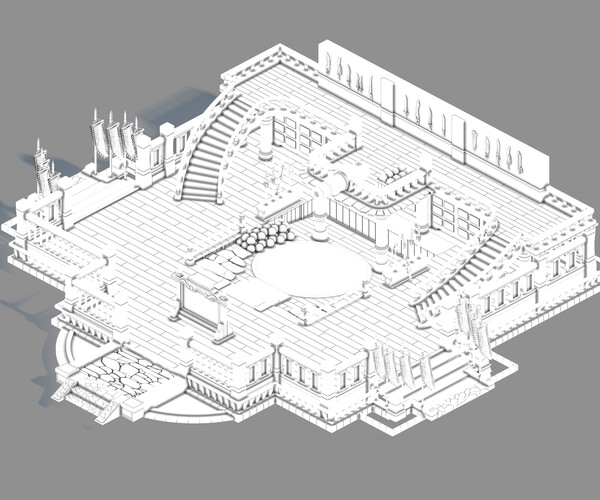 ArtStation - Gang Interior - Advanced Quartermaster Depot | Game Assets