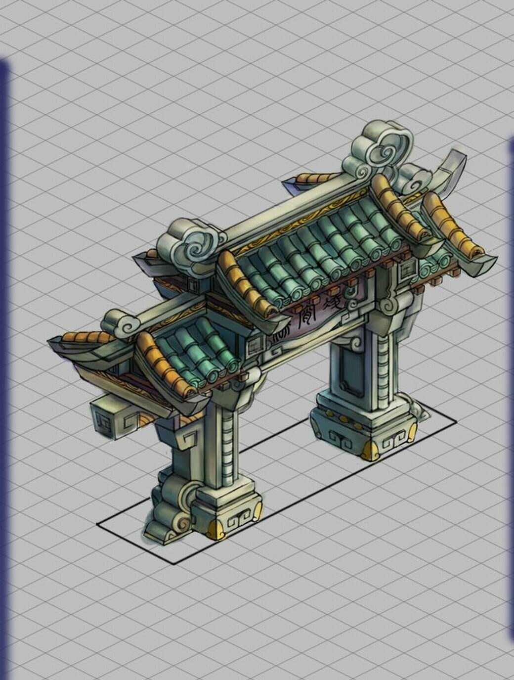 ArtStation - Gang - Decorative Door 03 | Resources