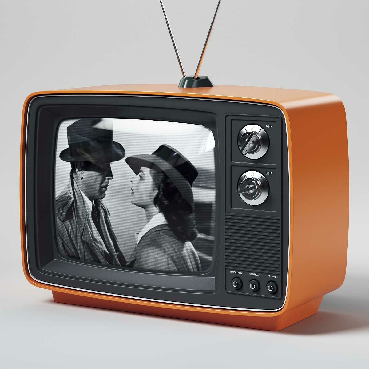 ArtStation - Retro 70's Television Set | Resources