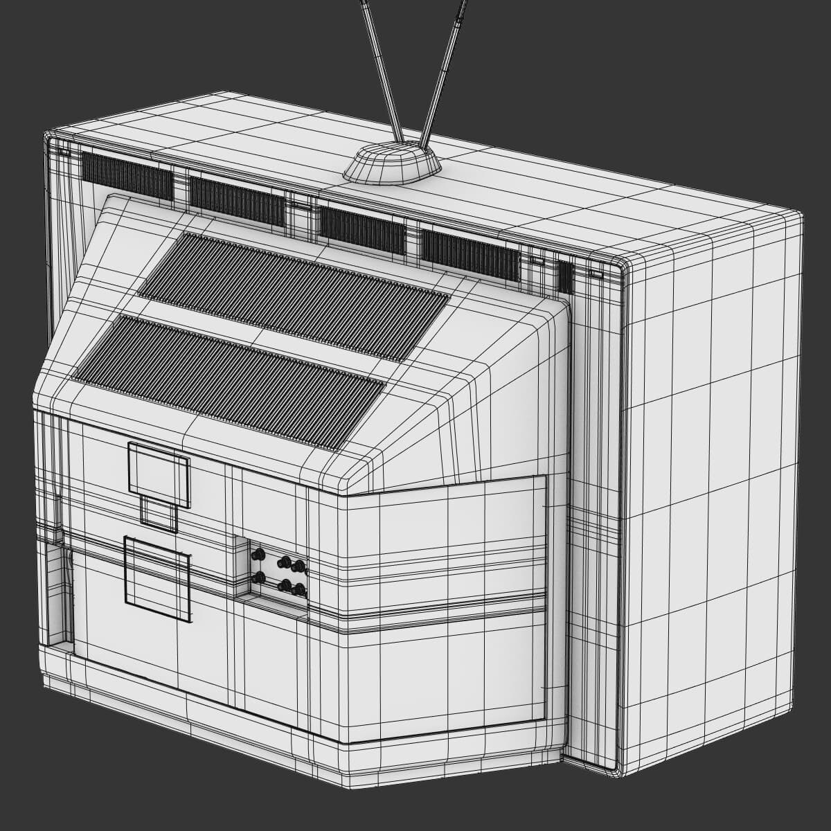 ArtStation - Retro 80's Television Set | Game Assets