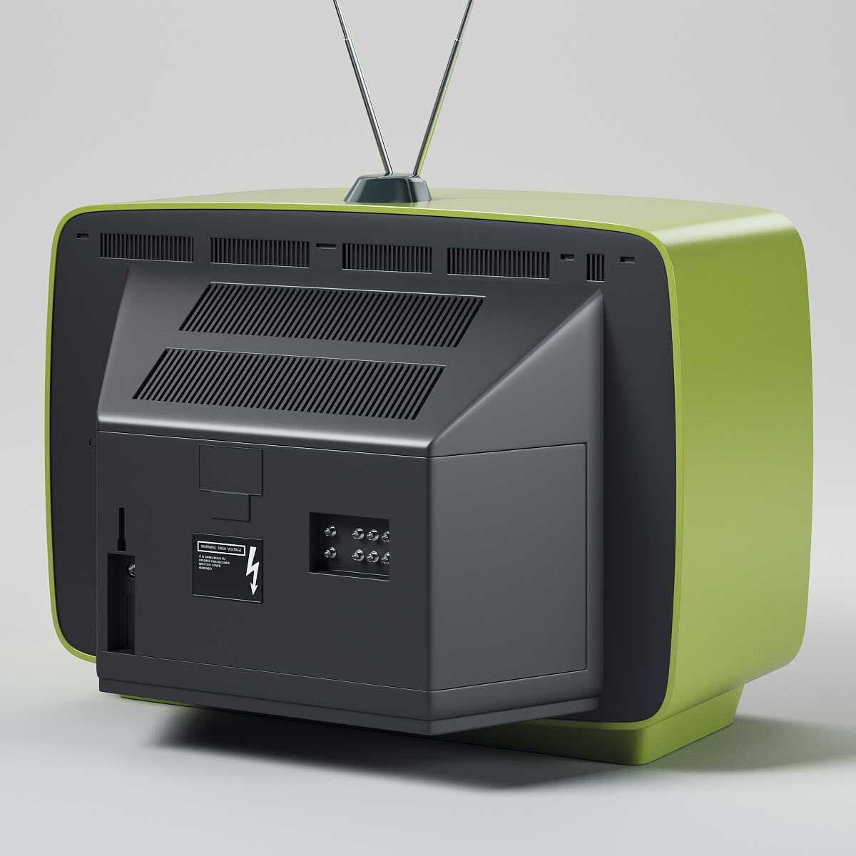 ArtStation - Retro Television Set, Flip Clock and Telephone | Resources