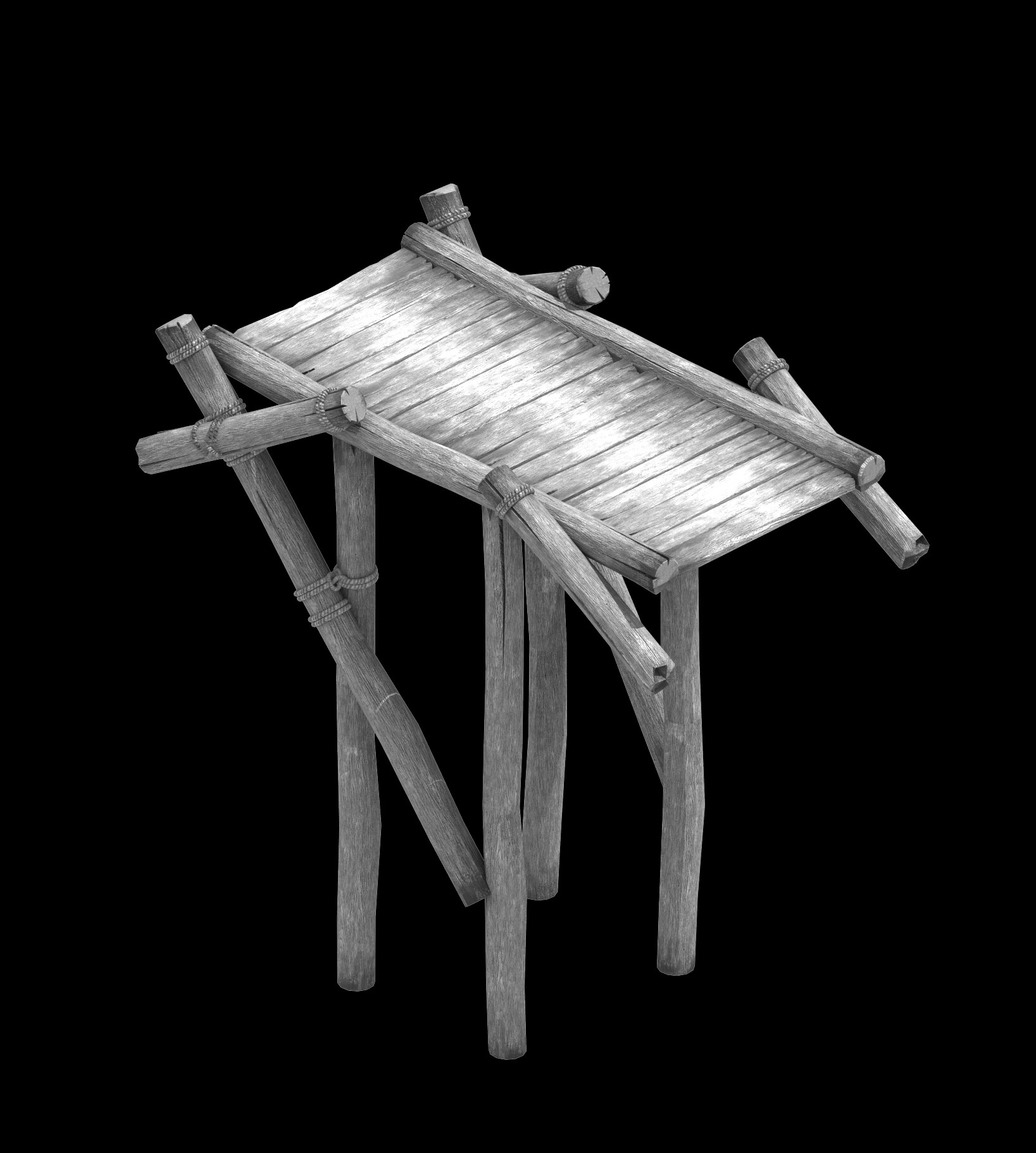 ArtStation - City Gate - Wooden Bridge 06 | Game Assets