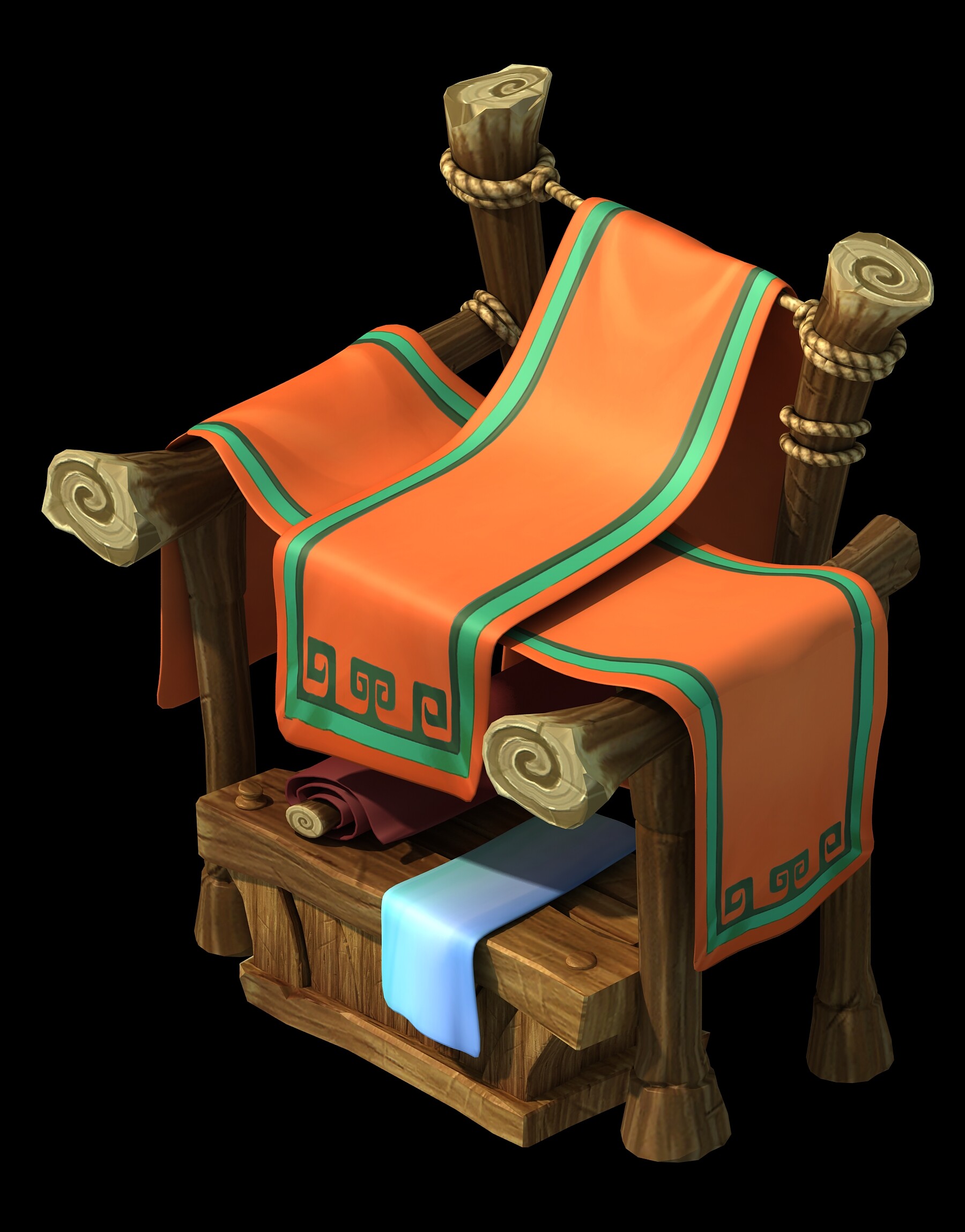 ArtStation - City - cloth shop | Game Assets