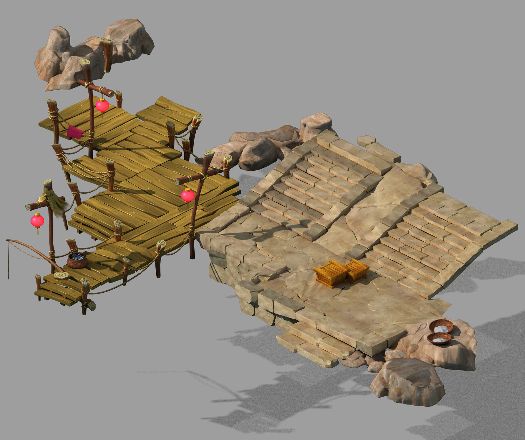 ArtStation - City - Pier 23 | Game Assets