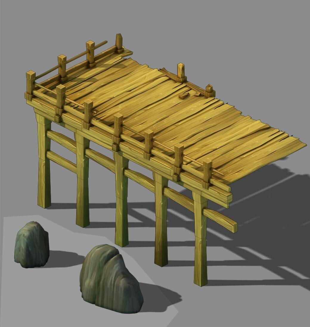 ArtStation - City - Wood Platform | Game Assets