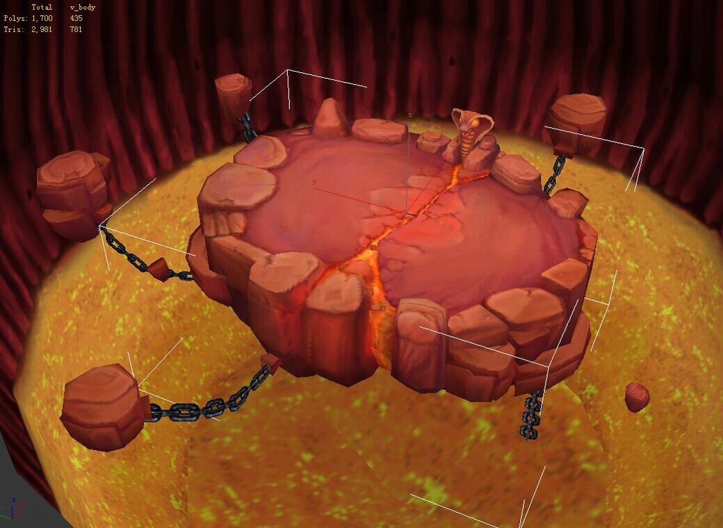 ArtStation - Low Mode - BOSS Battle Map | Game Assets