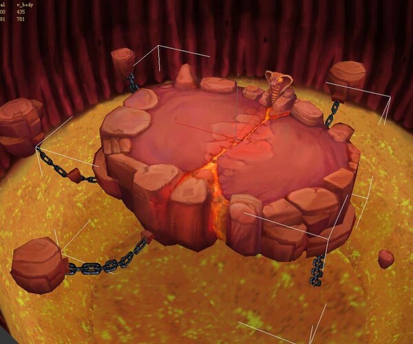 ArtStation - Low Mode - BOSS Battle Map | Game Assets