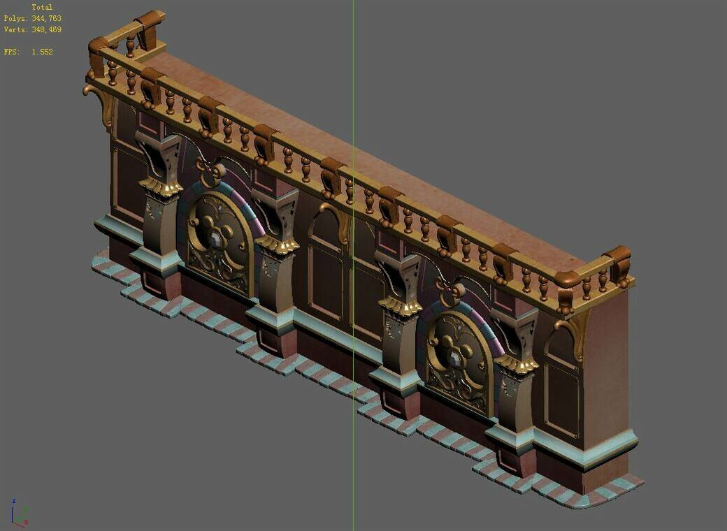 ArtStation - Interior Wall 02 | Game Assets