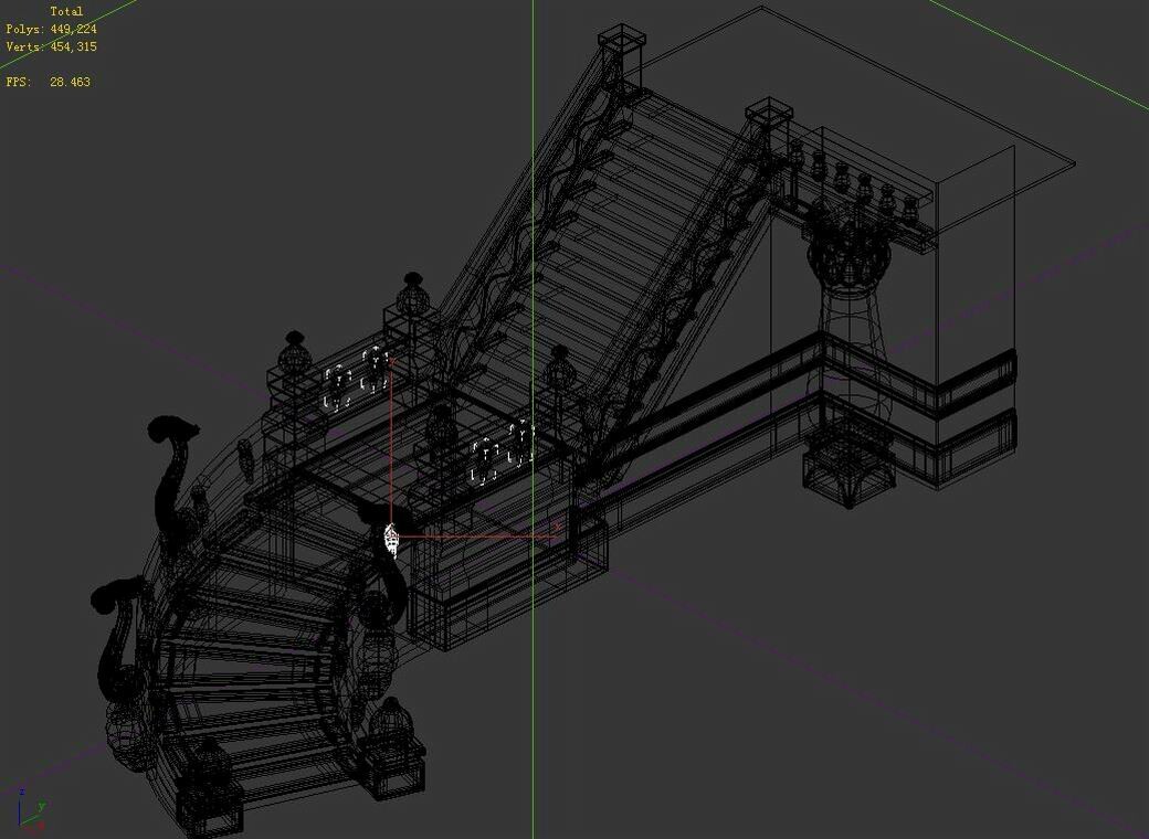 ArtStation - Stairs - Stairs 03 | Game Assets