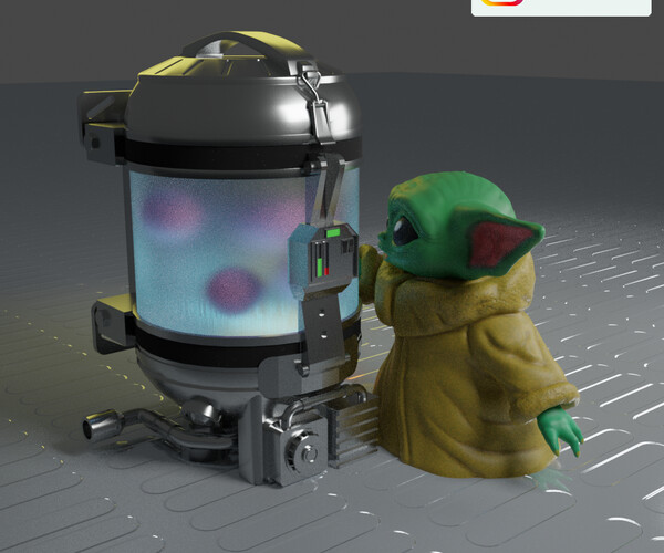 ArtStation - Baby Yoda (Grogu) | Resources