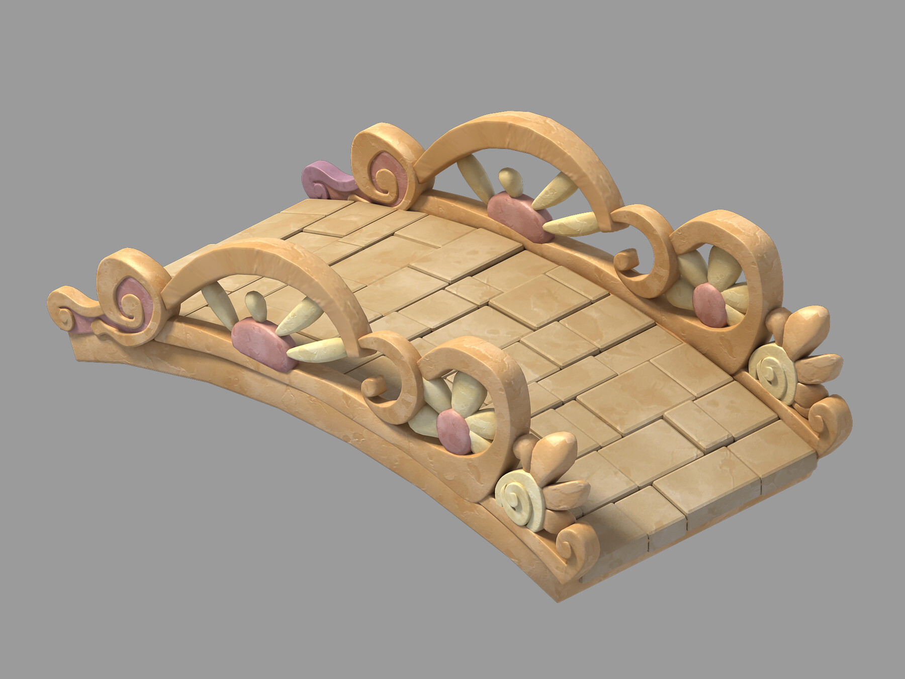 ArtStation - main city - Stone Bridge 43 | Game Assets