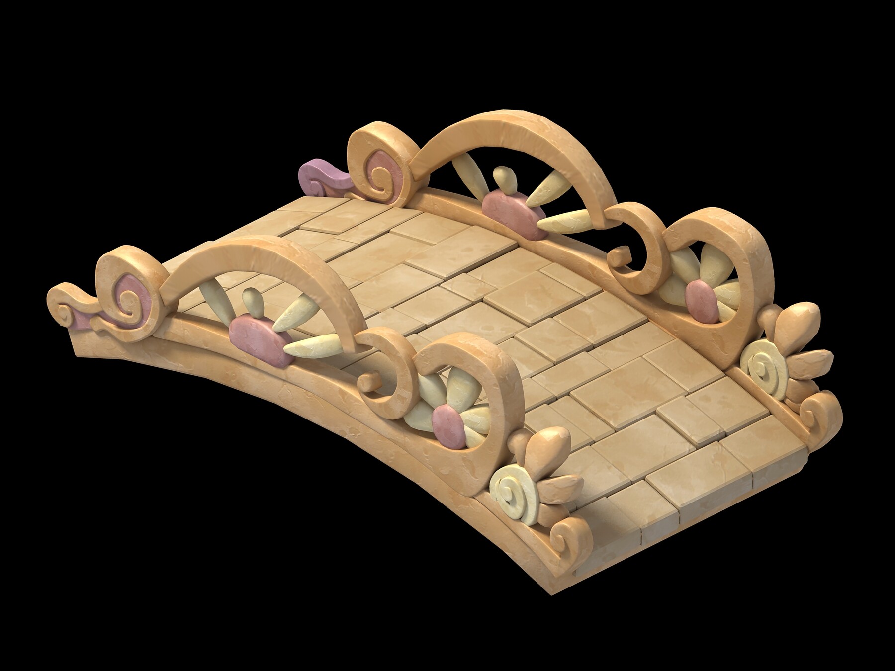 ArtStation - main city - Stone Bridge 43 | Game Assets