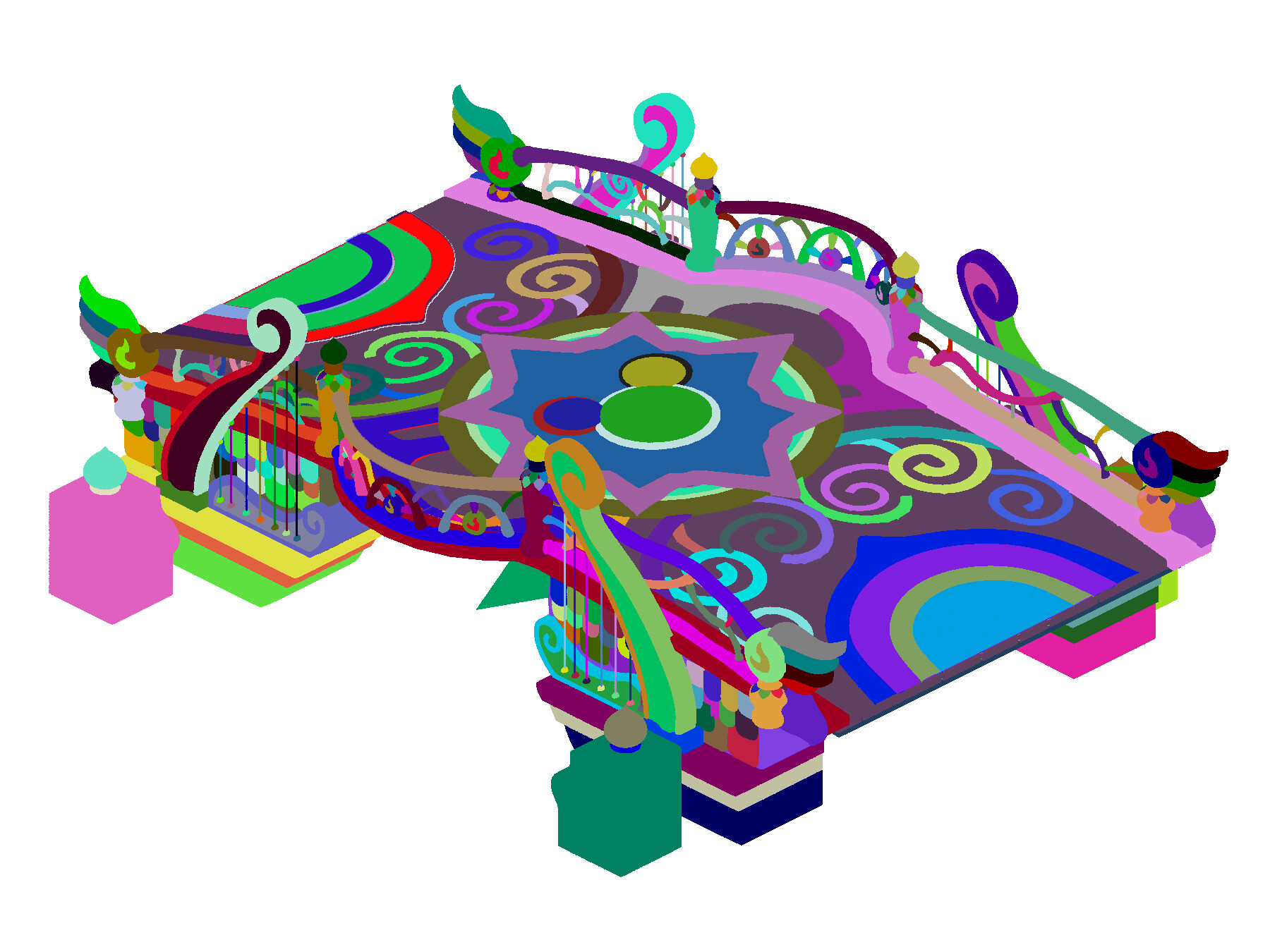 ArtStation - main city - Stone Bridge 96 | Game Assets